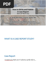 Template For A Case Report | PDF | Medical Diagnosis | Case Report