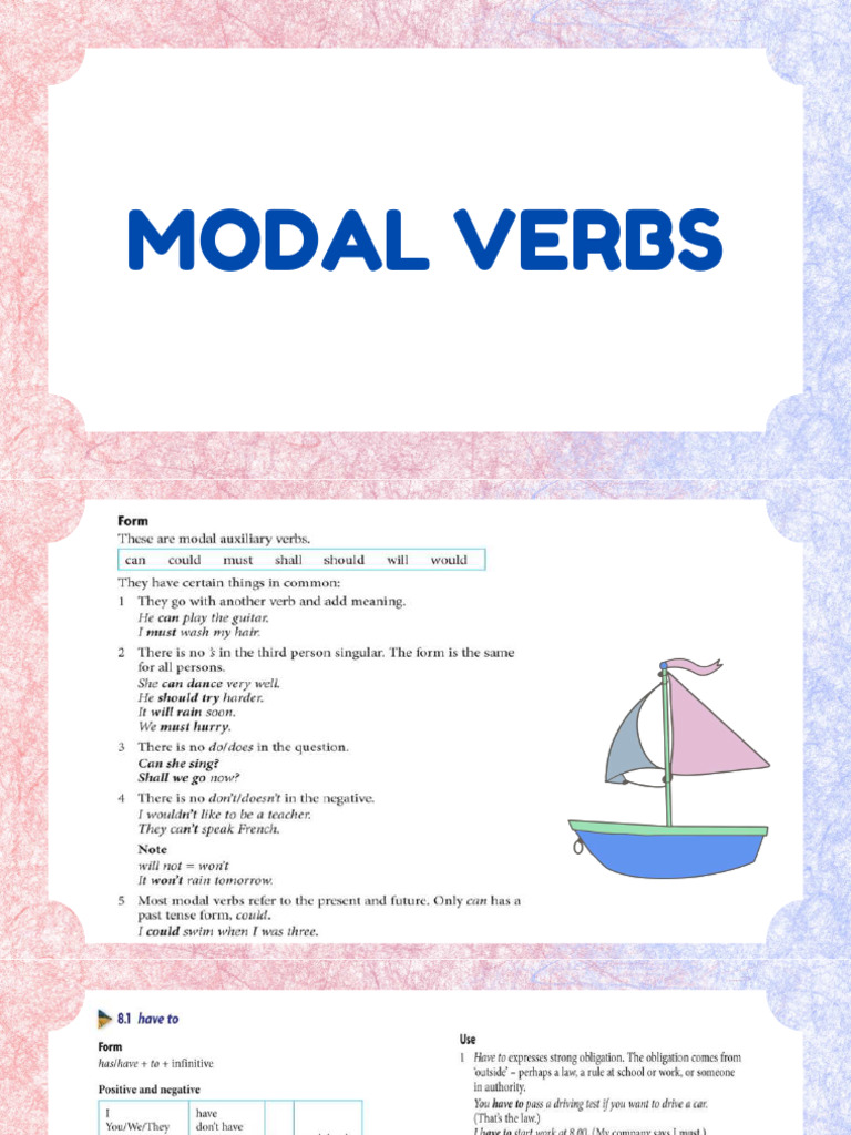 Modal Verbs | PDF