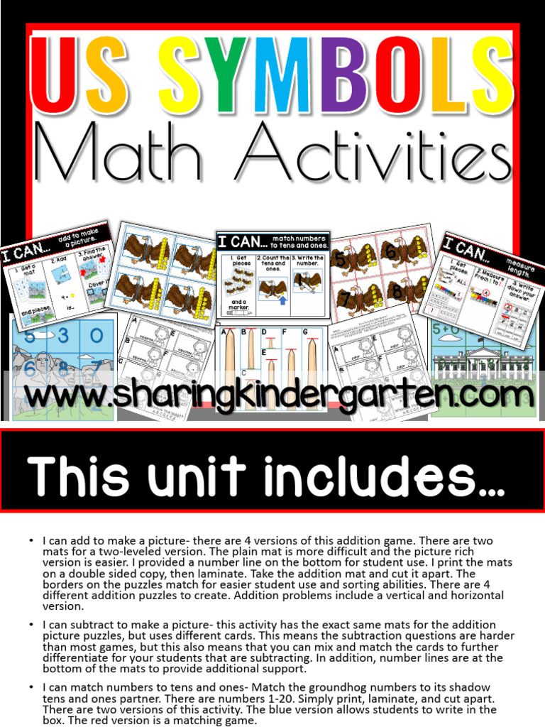 Math Activities for 6-Year-Olds | PDF | Copyright