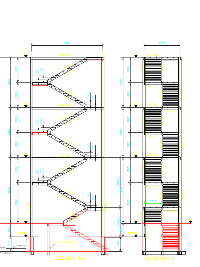 cambio de ubicación de la escalera T4-2 (1)-Model (1) | PDF