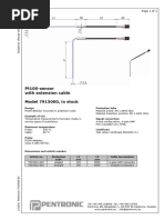 Pentronic Temperature Sensors Brochure | PDF | Thermocouple | Resistor