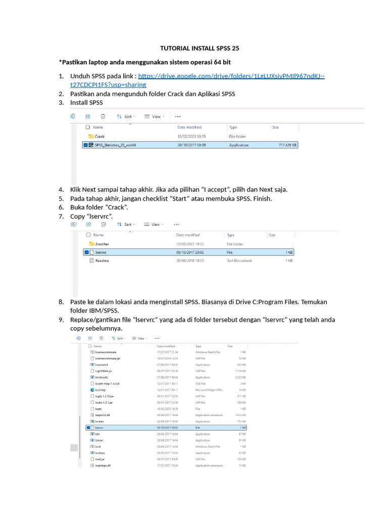 Tutorial Install SPSS 25 | PDF