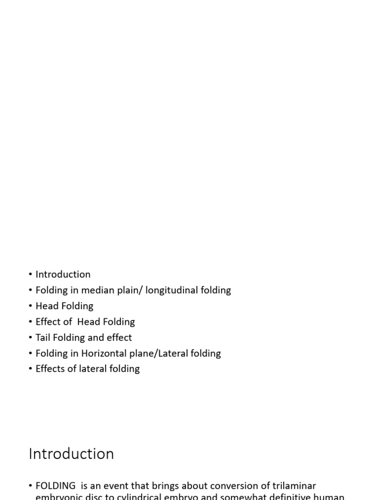 Embryonic Folding Mechanisms Explained | PDF