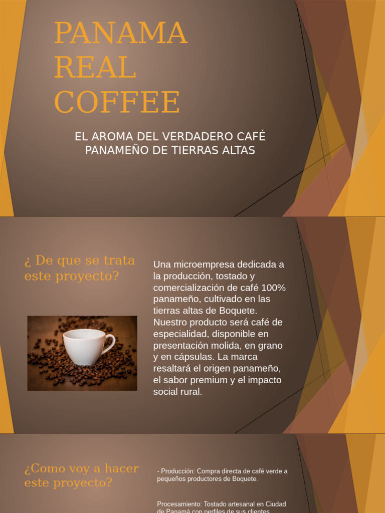 Café Panameño de Especialidad: Proyecto 2025 | PDF | café | Economias