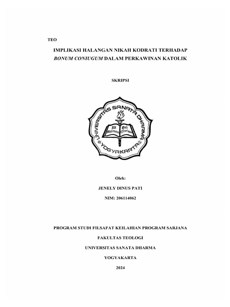 SA - Jenely Dinus Pati - 206114062 | PDF