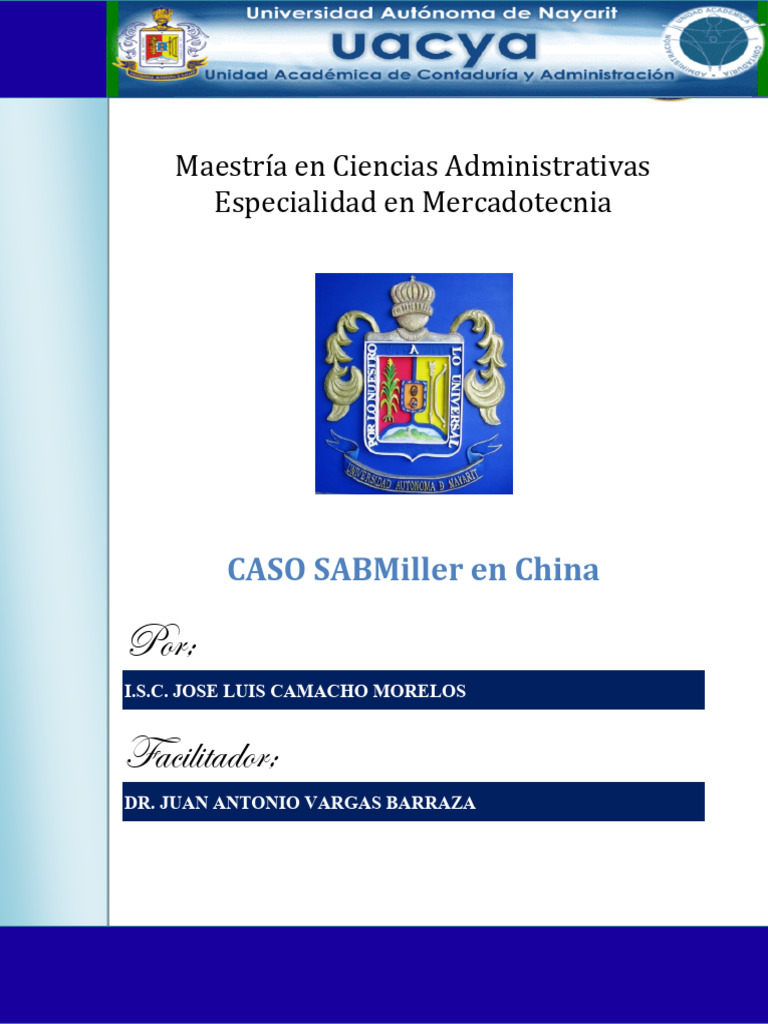 CASO SABMiller en China | PDF | Marketing | Marca