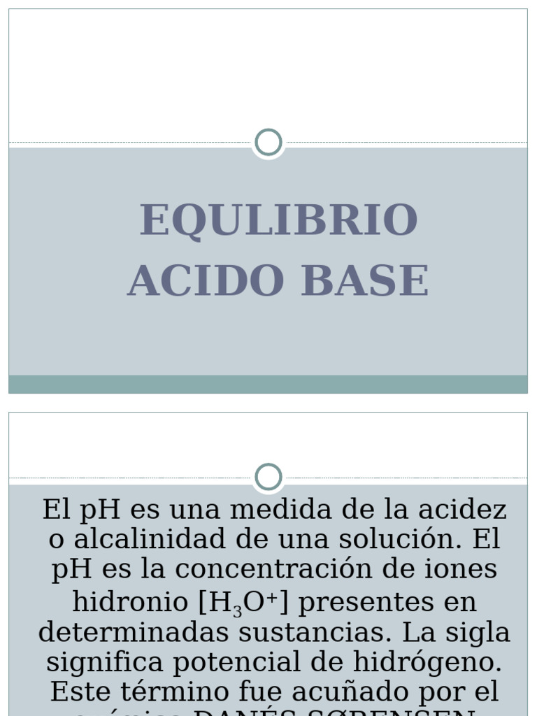 Acido Base | PDF | Fisiología