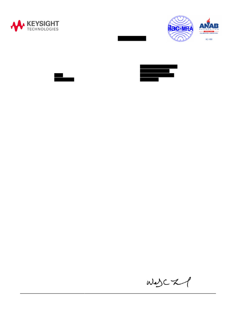CERTIFICADO ISO-IEC 17025-2005 and ANSI-NCSL Z540.1-1994 | PDF ...