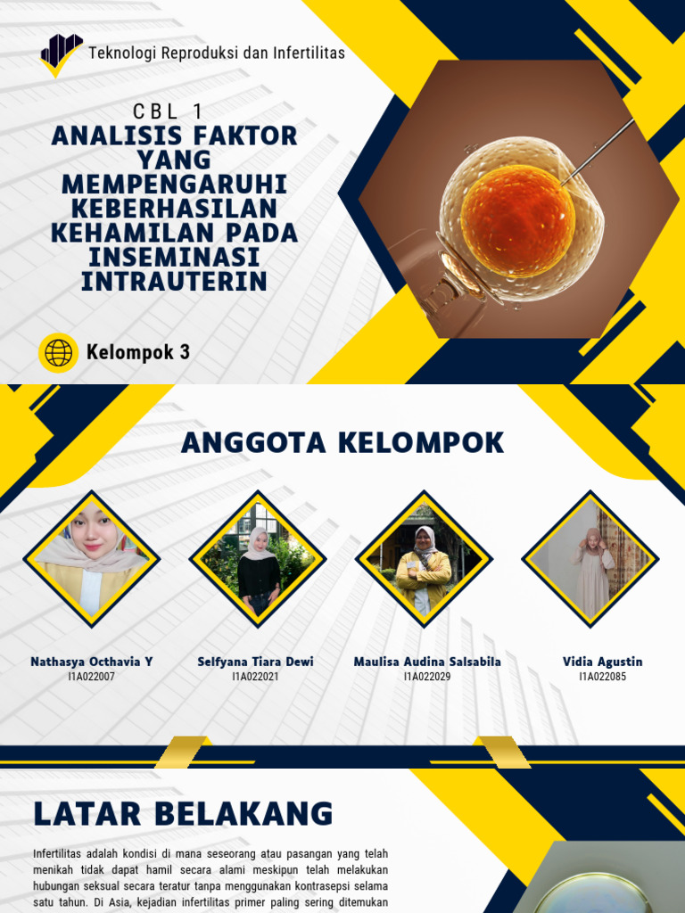 PPT CBL 1 TEKNOLOGI DAN INFERTILITAS_KELOMPOK 3 | PDF