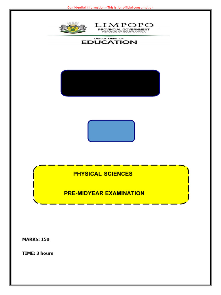 Grade 12 Physical Science P2 Exam 2025 | PDF | Chemical Reactions ...