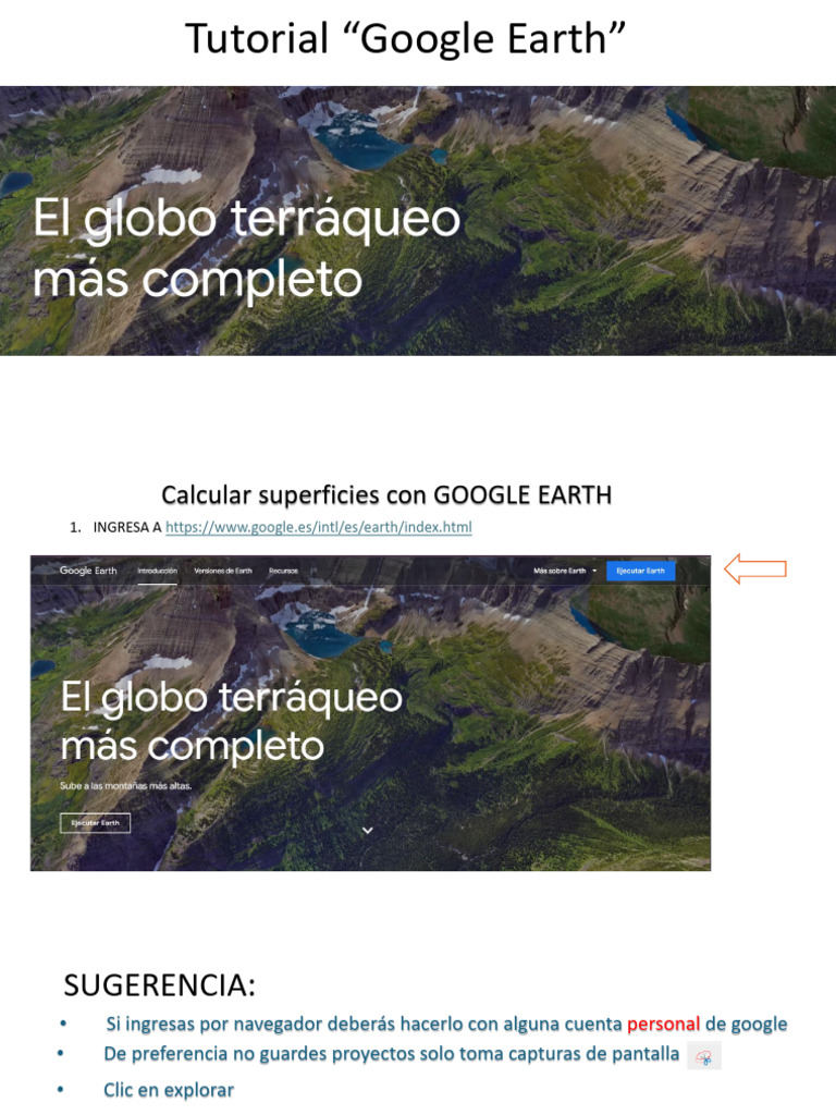 TUTORIAL GOOGLE EARTH | PDF