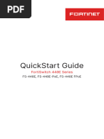 FortiSwitch 448E Series QSG | PDF | Command Line Interface | Ac Power ...
