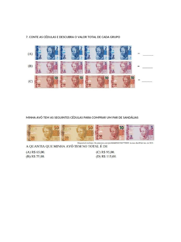 Notas e Cedulas | PDF