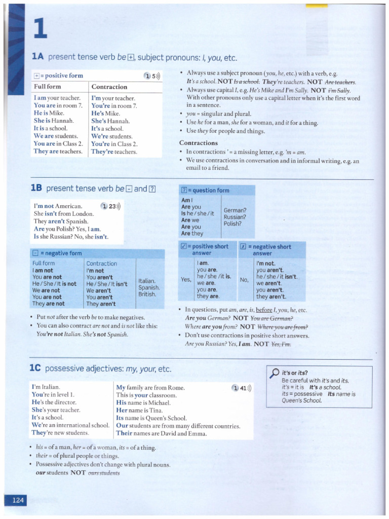 English File 3rd Edition Elementary Grammar Bank + Vocabulary Bank Part ...