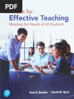 Methods For Effective Teaching | PDF