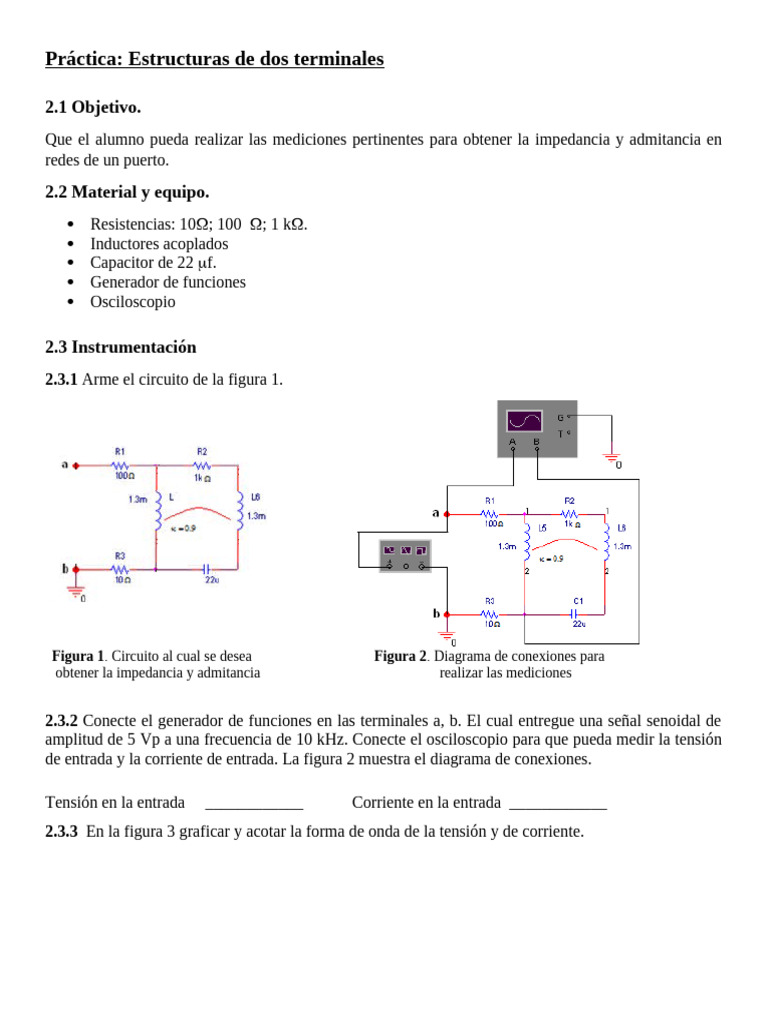 Práctica Estructura de Dos Terminales-2 | PDF