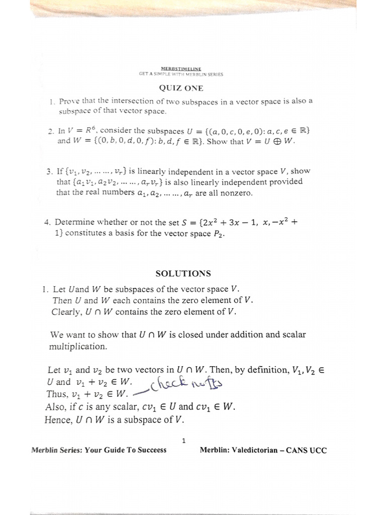 Linear Algebra II Pasco | PDF