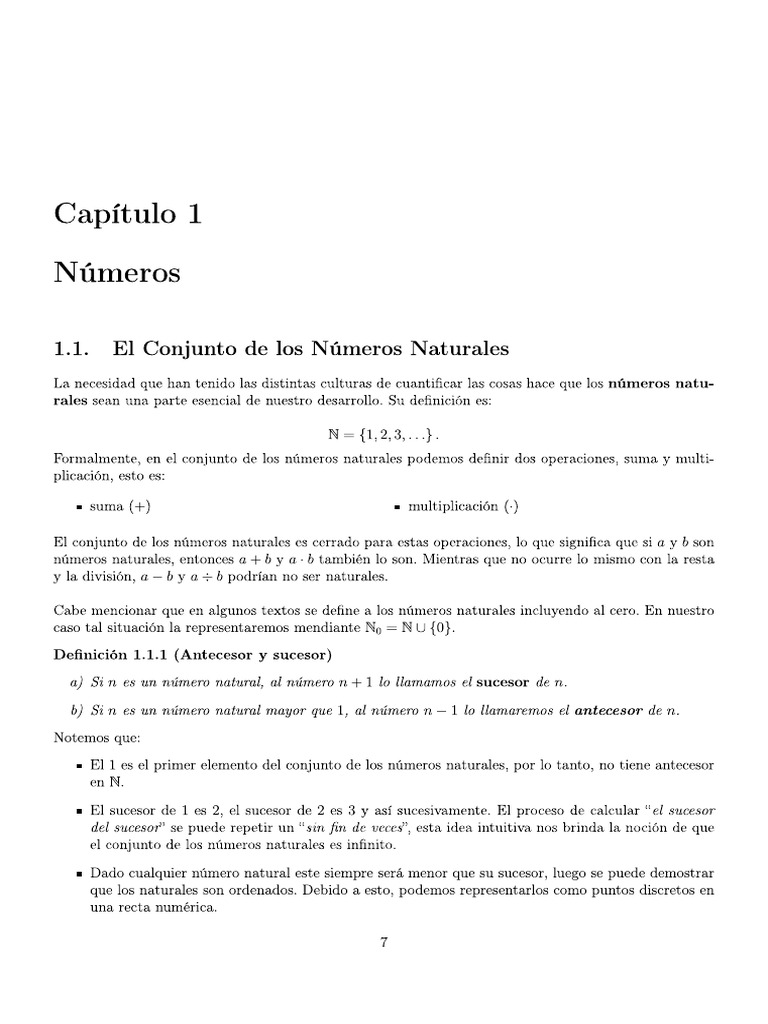 Capítulo Números | PDF