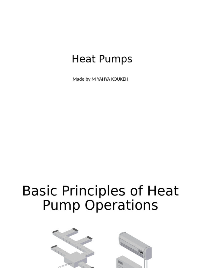 Introduction To Heat Pumps - Presentation 77 (Autosaved) | PDF | Heat Pump | Pump