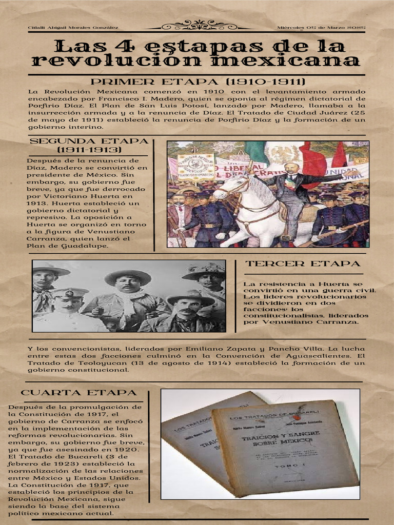 Independencia de México Infografía - 20250319 - 184813 - 0000 | PDF