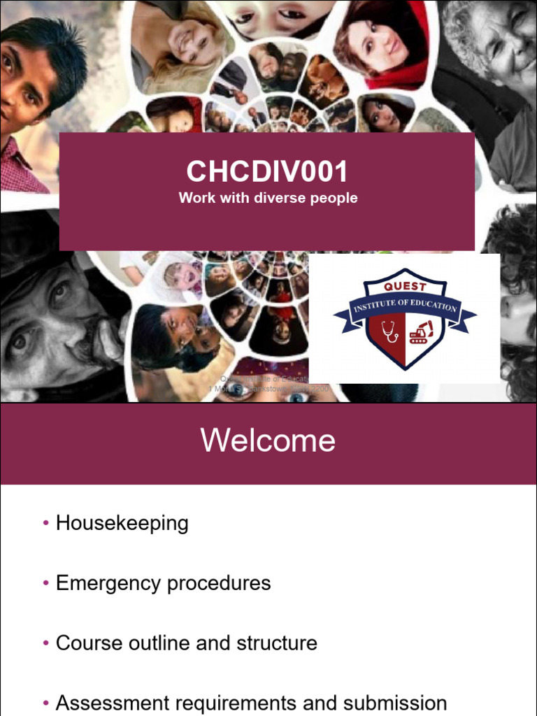 CHCDIV001 PowerPoint Slides | PDF | Australians | Australia