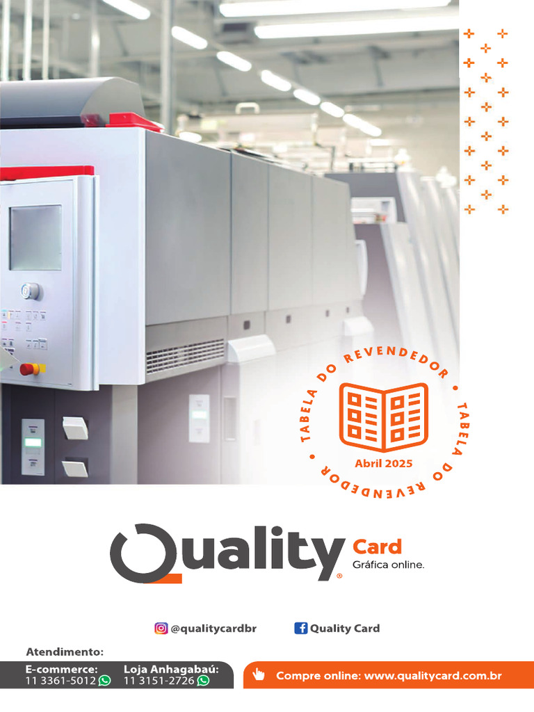 Tabela Qualitycard - 2025 | PDF