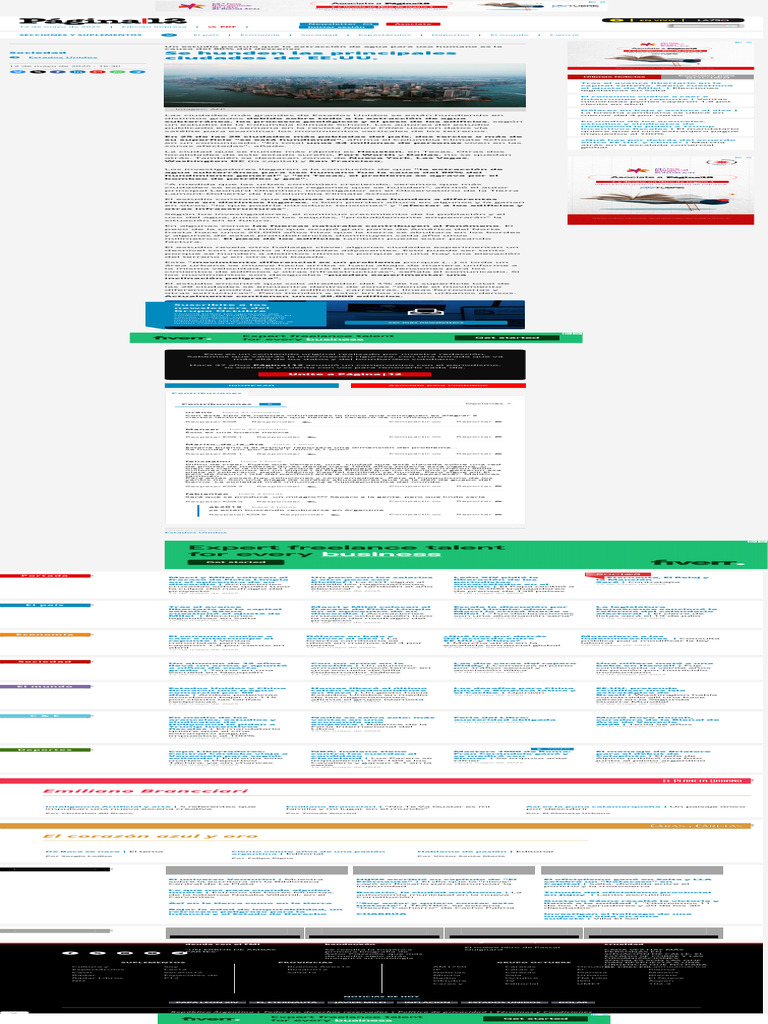 Se Hunden Las Principales Ciudades de EE - UU. - Un Estudio Postula Que La Extracción de Agua ...