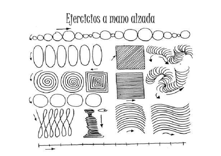 Ejercicios A Mano Alzada | PDF