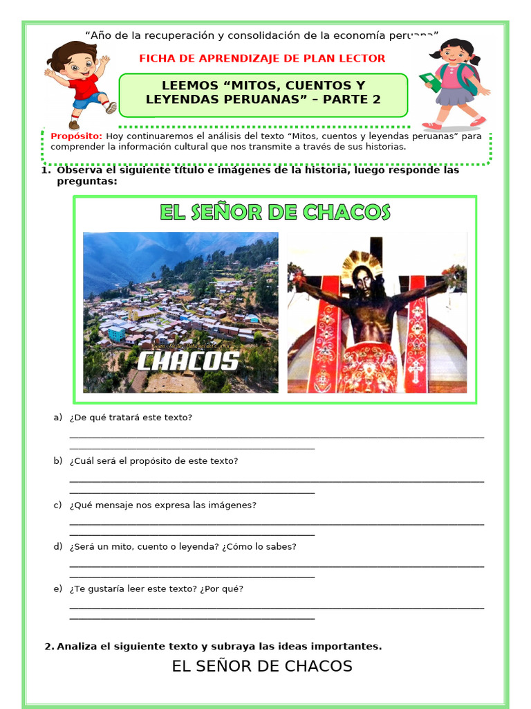 Leyenda del Señor de Chacos | PDF
