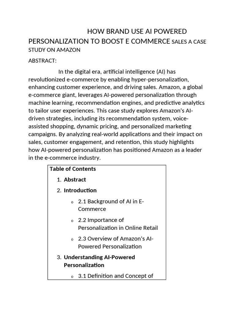 How Brand Use Ai Powered Personalization To Boost e Commerce Sales A ...