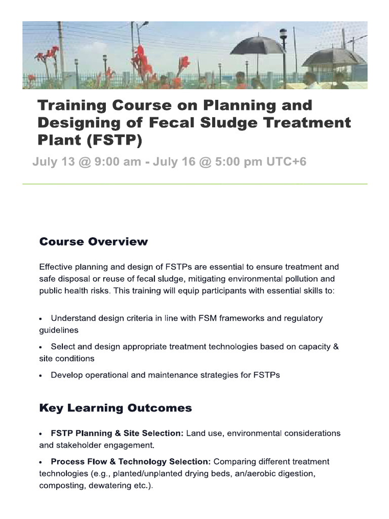 Training Course FSTP | PDF