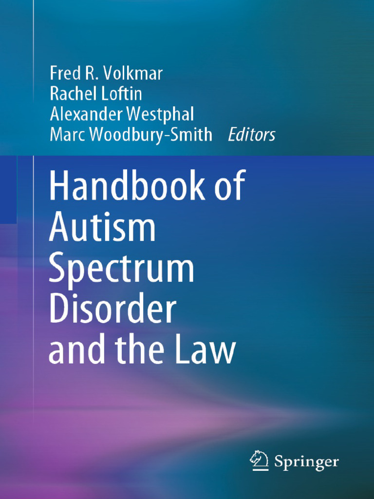 Autism Spectrum Disorder and Law Handbook | PDF | Autism | Mental Disorder