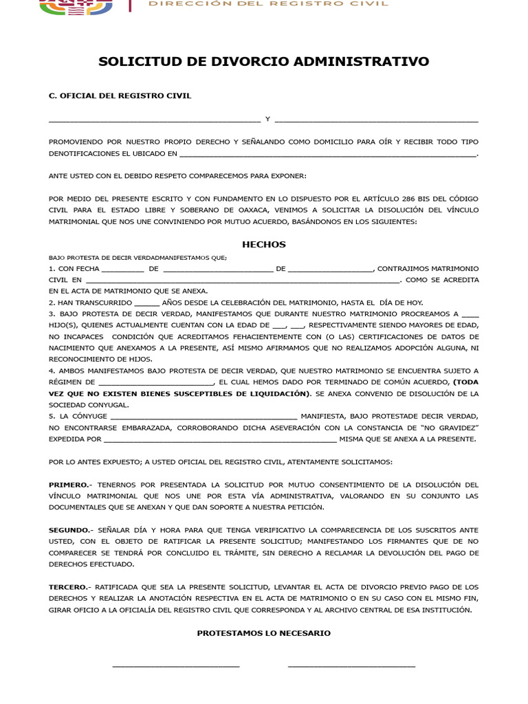 Formato Tramite 20241122144258118 | PDF | Divorcio | Matrimonio