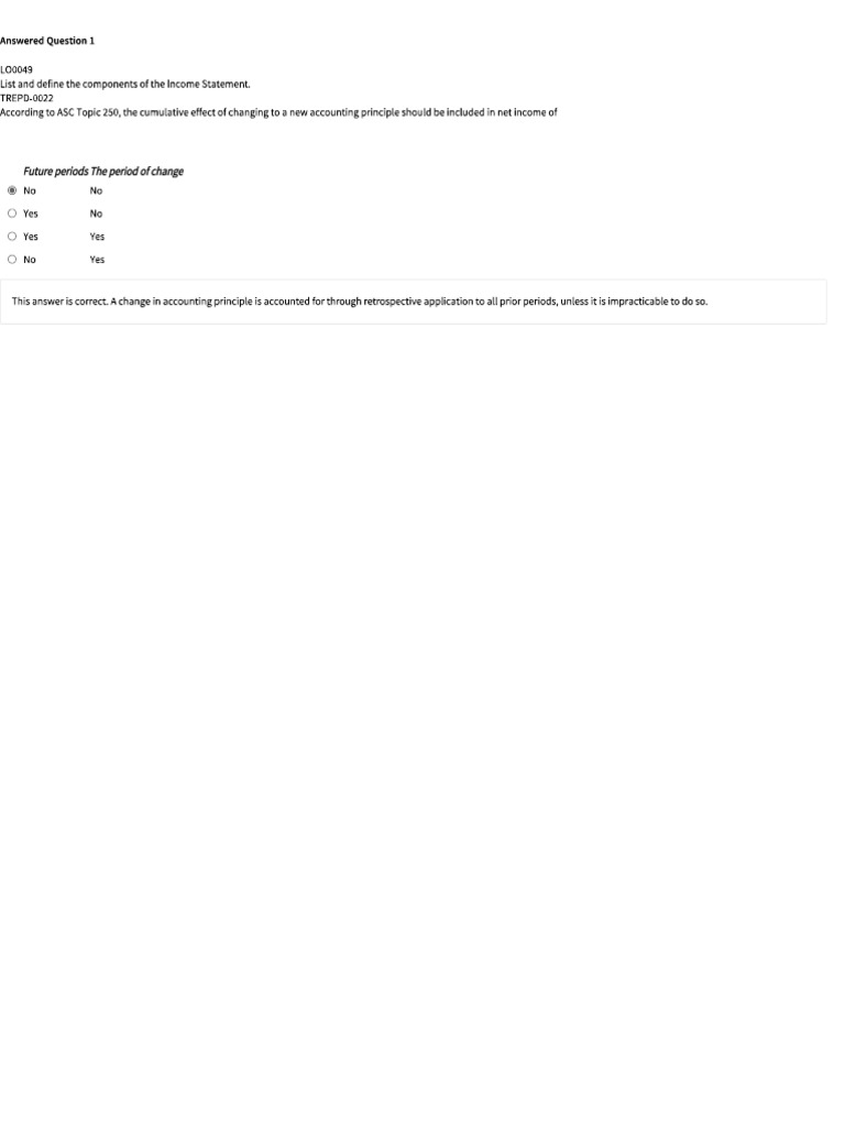 B01 Income Statement - Test Bank Questions | PDF