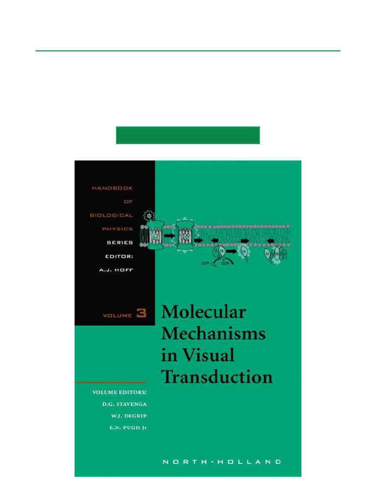 Just Released Molecular Mechanisms in Visual Transduction Fast Download ...