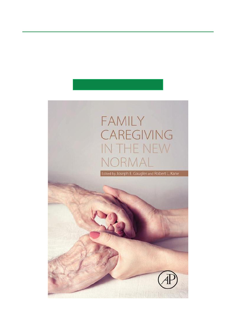 Most Wanted Family Caregiving in The New Normal Optimized EPUB Download ...