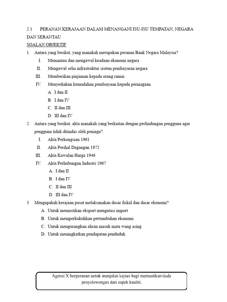 5.0 Modul Latihan f4 | PDF