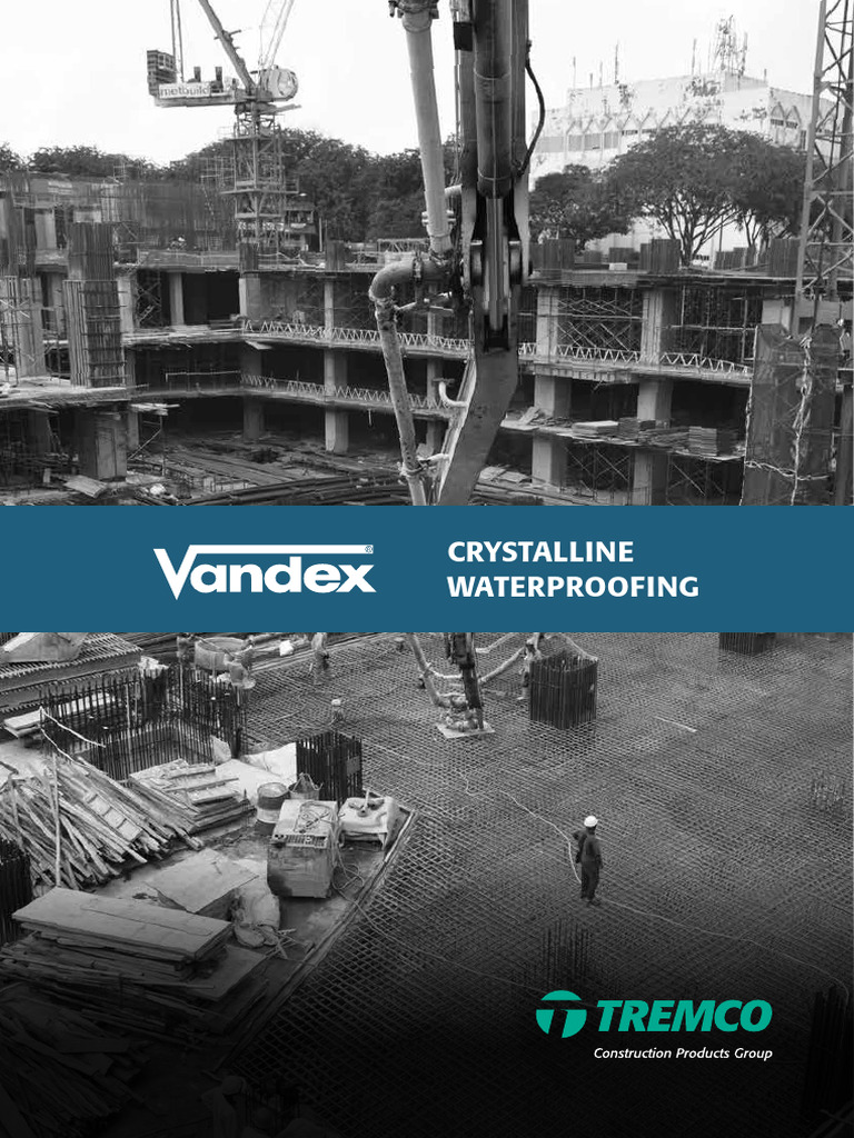 06. Vandex-Asia-Crystalline-Waterproofing-WEB | PDF | Concrete | Cement