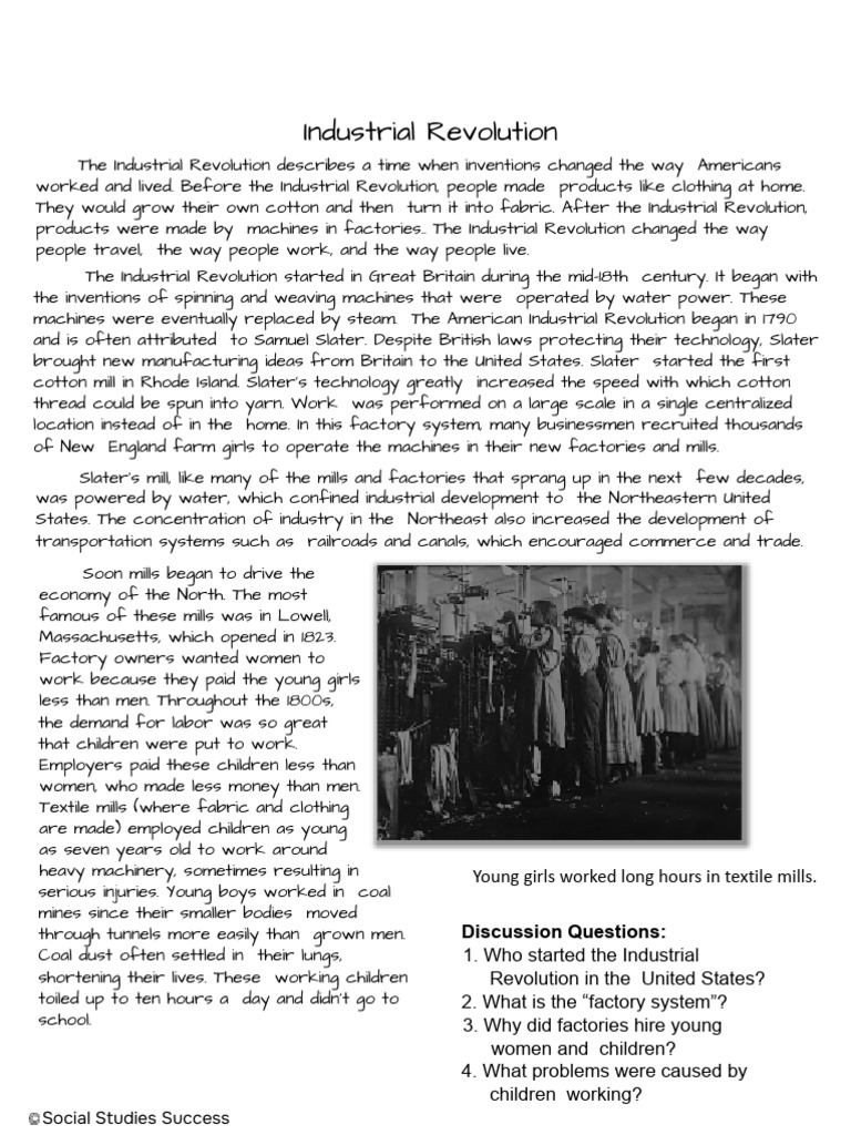 Industrial-Revolution - Doodle Notes & Sources | PDF | Industrial ...