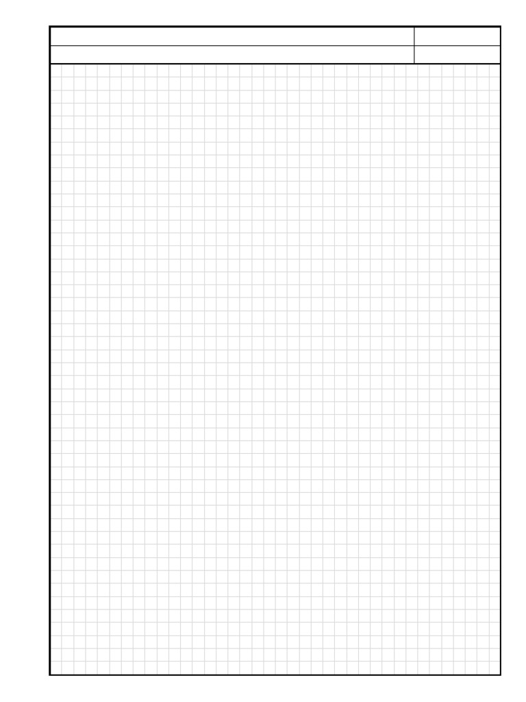 Formato Hoja Cuadricula | PDF