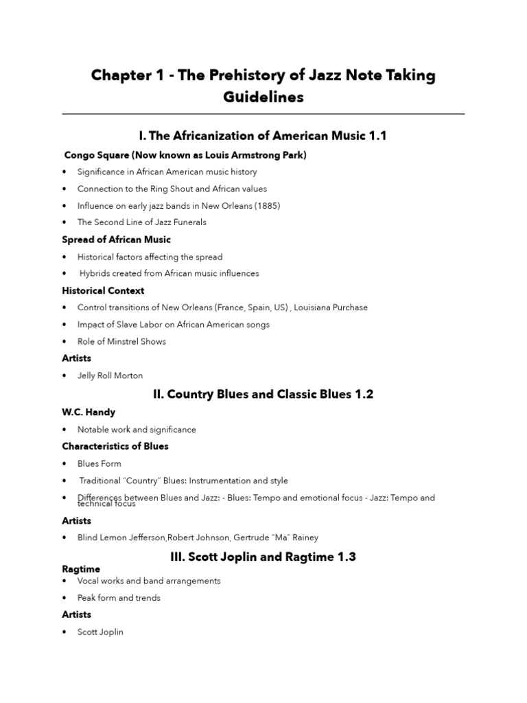 Chapter 1 - Note Takine Guidline | PDF