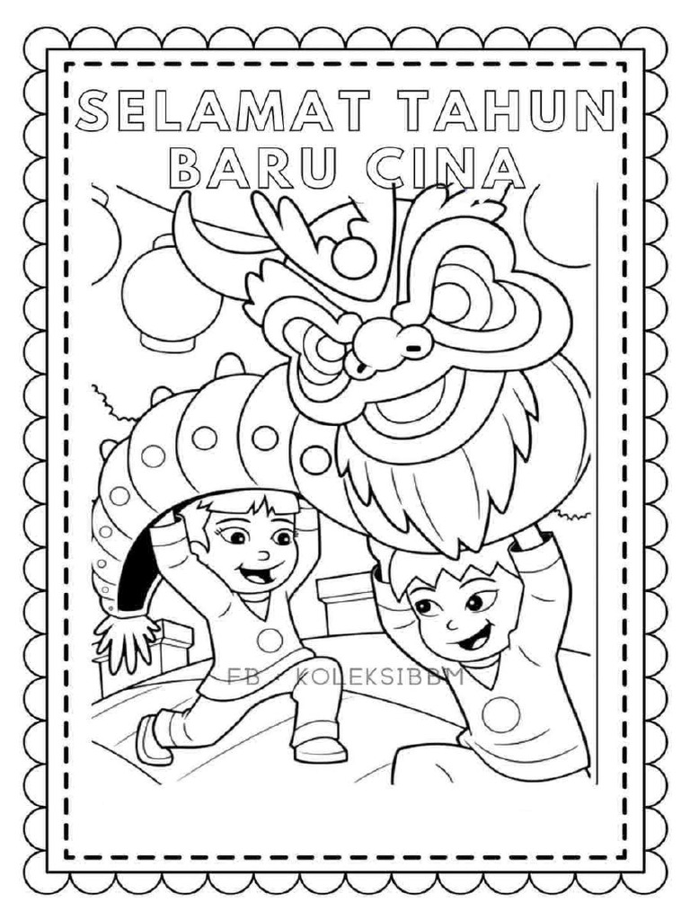 Cny Colouring Poster | PDF