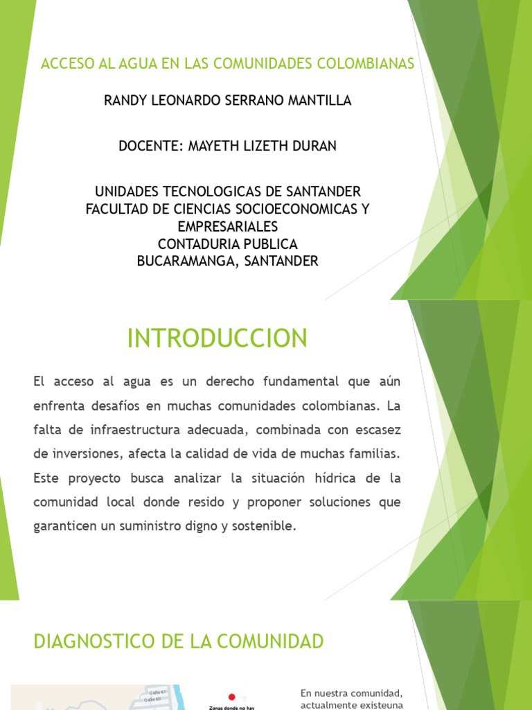 Actividad de Reconomiento Presentacion Randy Serrano | PDF | Agua ...