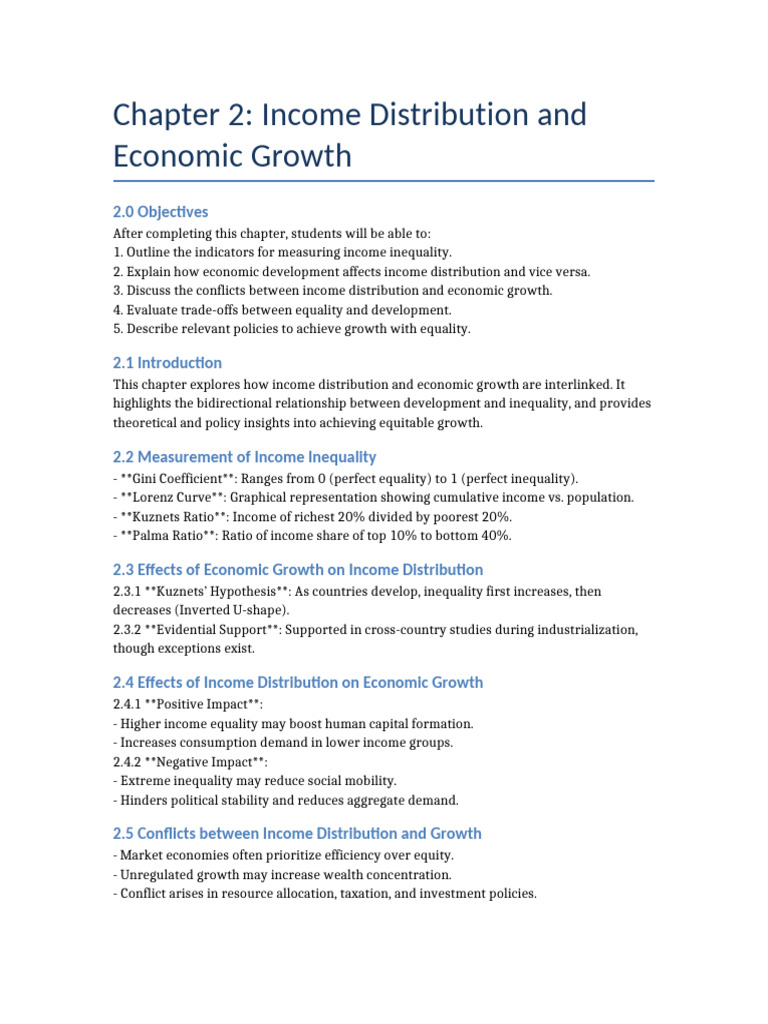 Income Inequality and Economic Growth Insights | PDF | Income ...