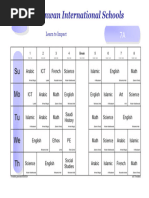 AIS 10B Timetable | PDF