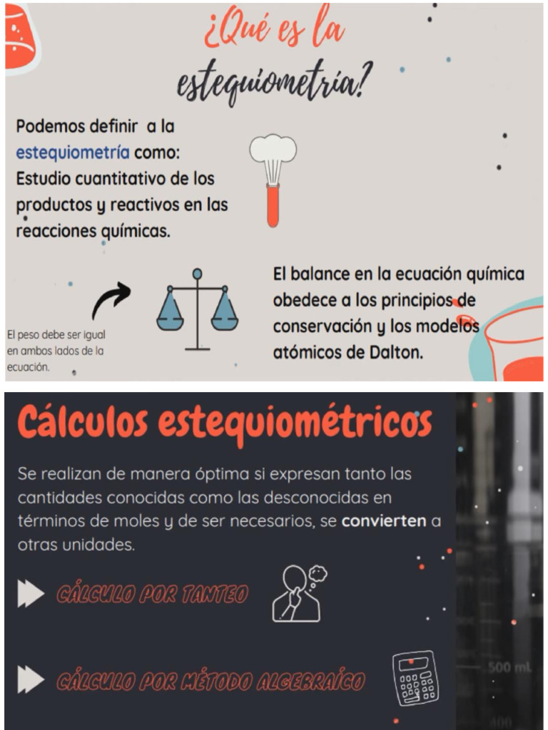 Conceptos Basicos de Estequiometria Profr. Jose Arturo | PDF