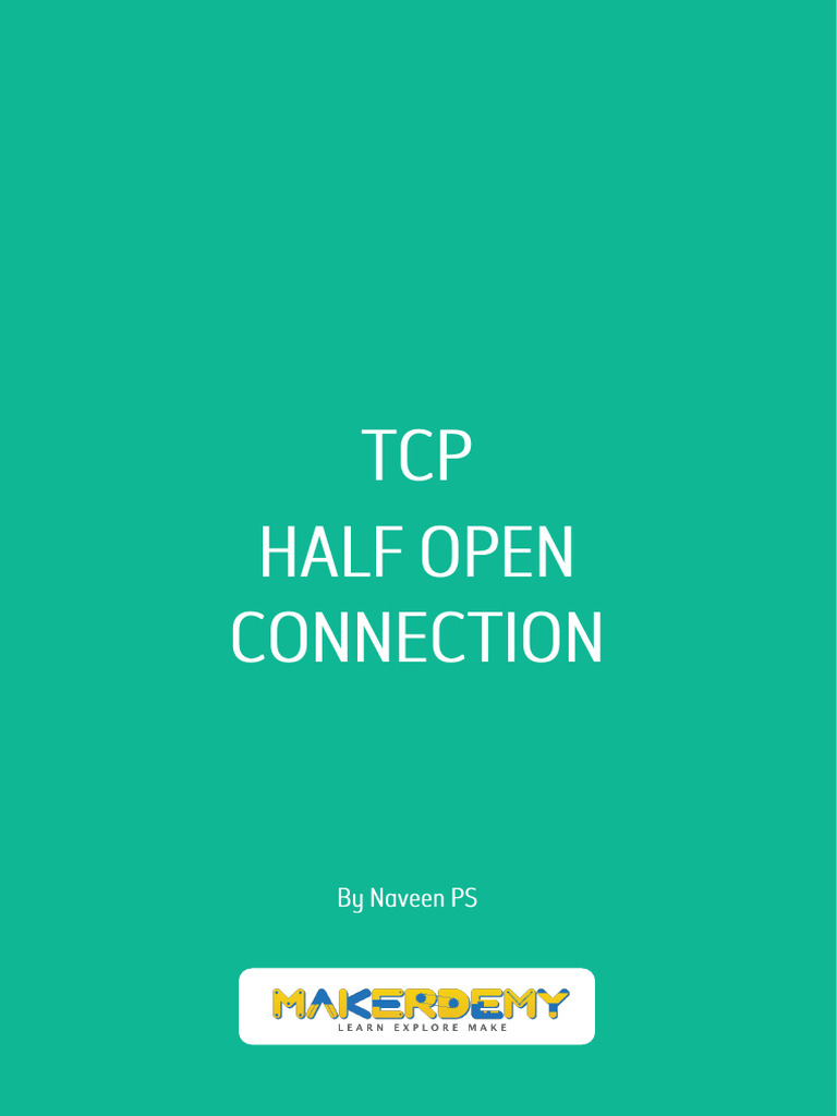 TCP Half-Open Connections Explained | PDF | Transmission Control ...