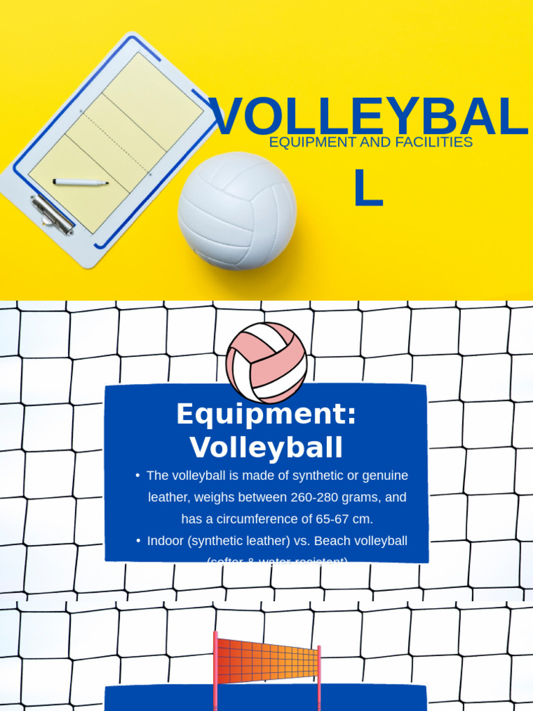Volleyball Equipment and Facilities | PDF