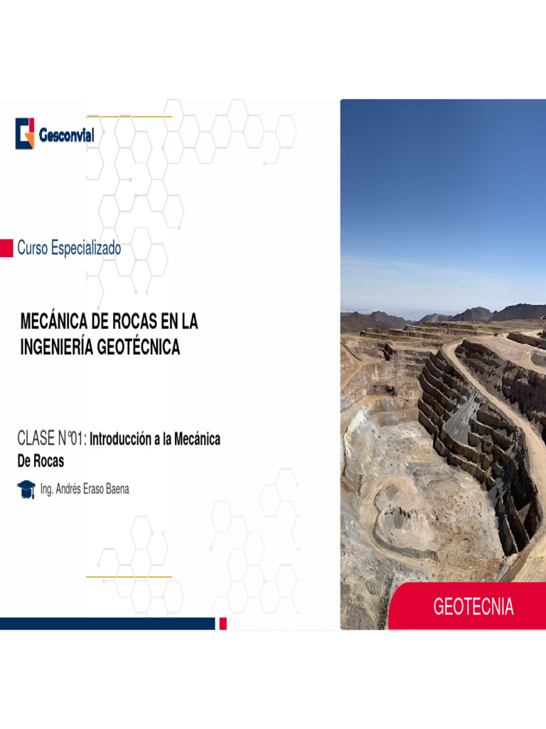 MODULO 1 MECANICA DE ROCAS | PDF | Meteorización | Roca (geología)