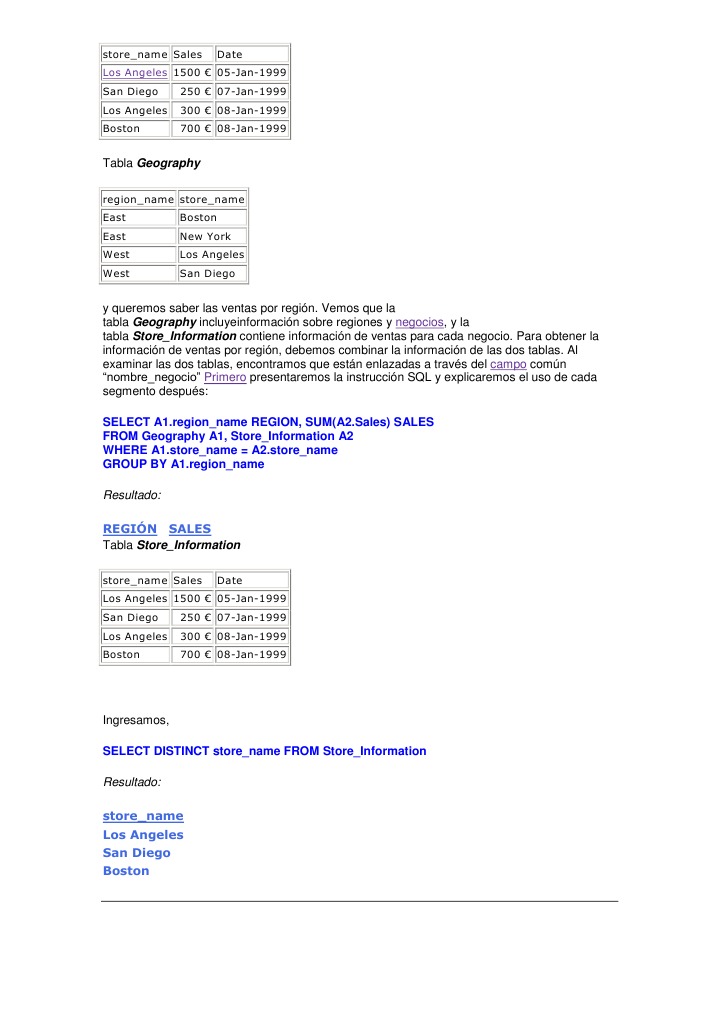 SQL | PDF | SQL | Tabla (base de datos)